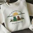 Embroidered Frog And Toad Sweatshirt, Meme Cottagecore Aesthetic ...