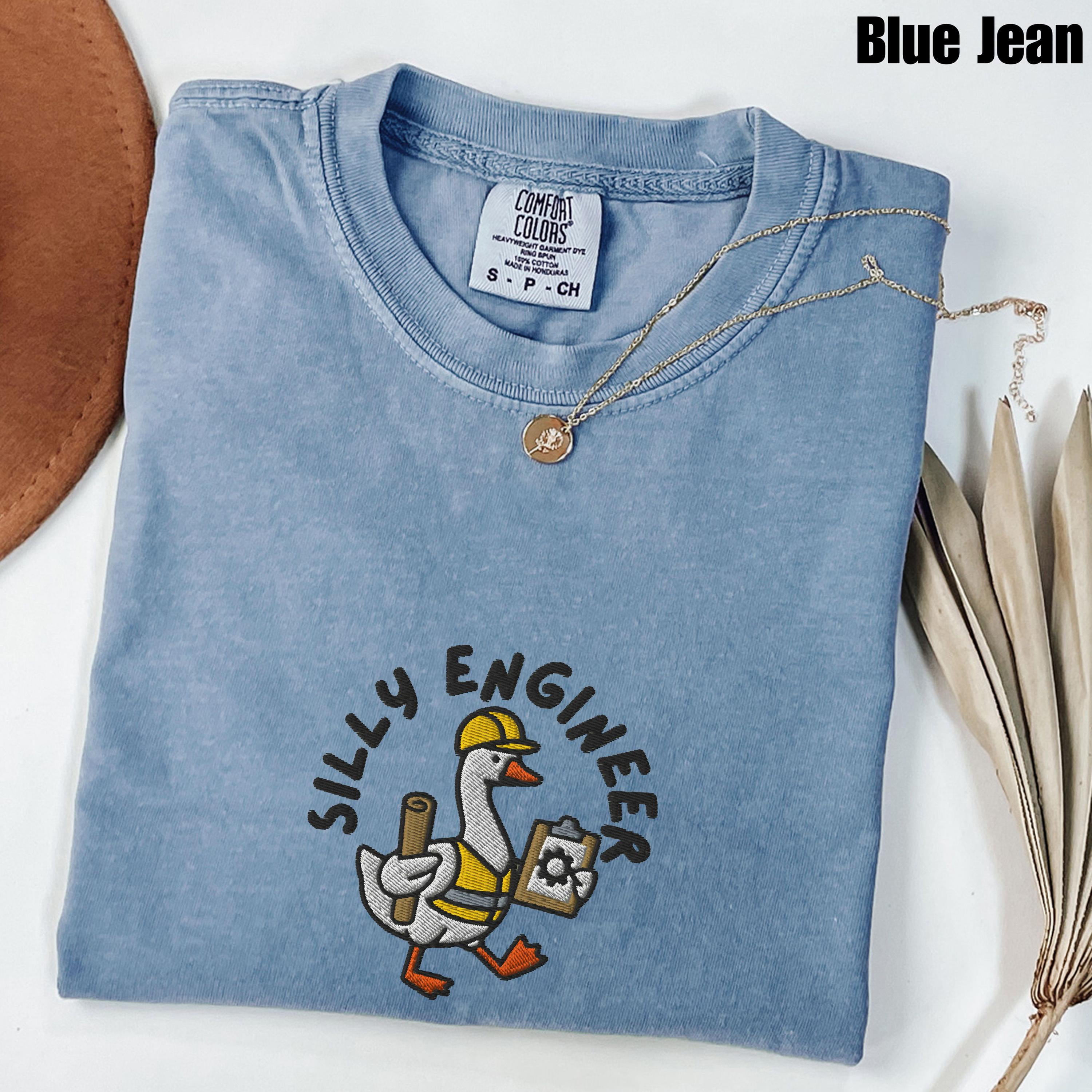 Embroidered Funny Engineer Comfort Colors® Shirt, Gift for Engineer ...