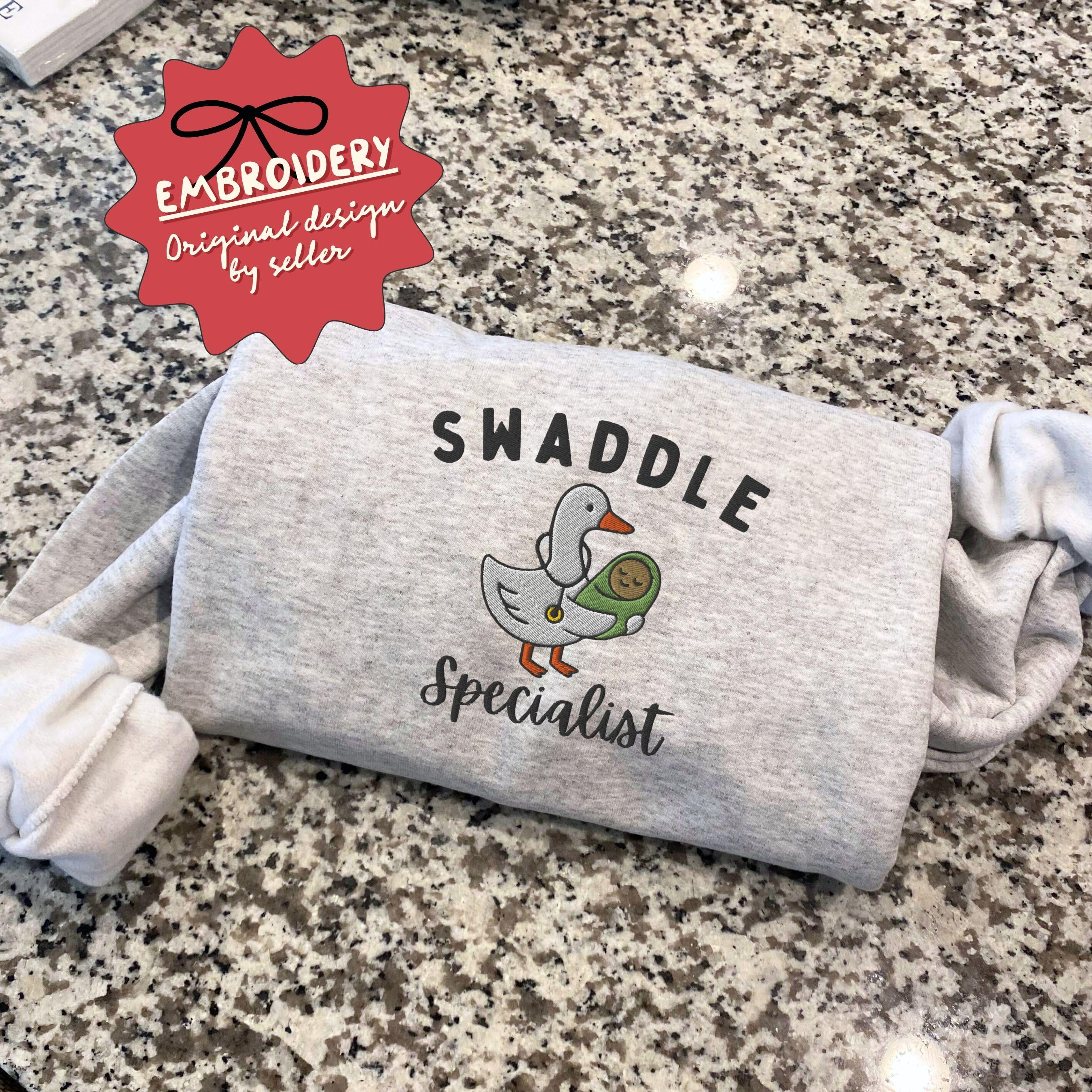 Embroidered Funny NICU Nurse Sweatshirt, Silly Goose Mother Baby Nurse ...