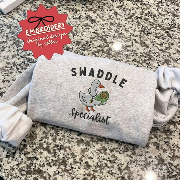 Embroidered Funny NICU Nurse Sweatshirt, Silly Goose Mother Baby Nurse ...