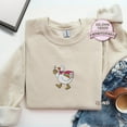 Embroidered Goose Sweatshirt Funny Coffee and Books Shirt Silly Goose ...