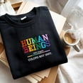 Embroidered Human Beings 100% Organic Colors May Vary Shirt, Equality ...