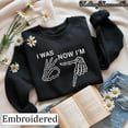 Embroidered I Was 6 Now I’m 7 Sweatshirt, Funny Skeleton Hand Birthday ...