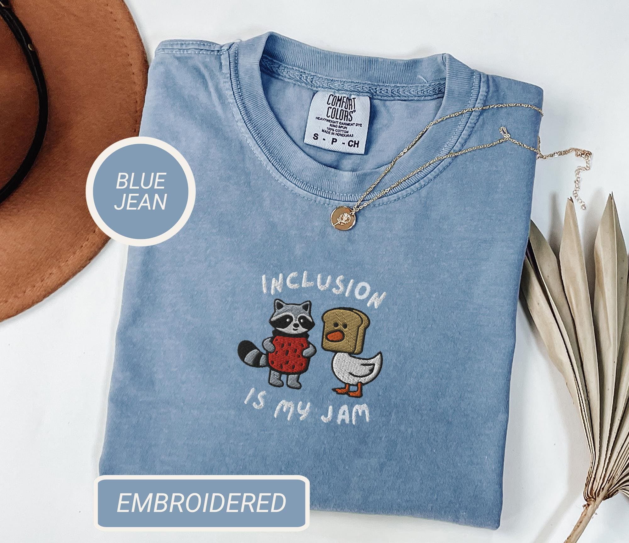 Embroidered Inclusion Is My Jam Shirt Neurodiversity Tee SPED Teacher ...
