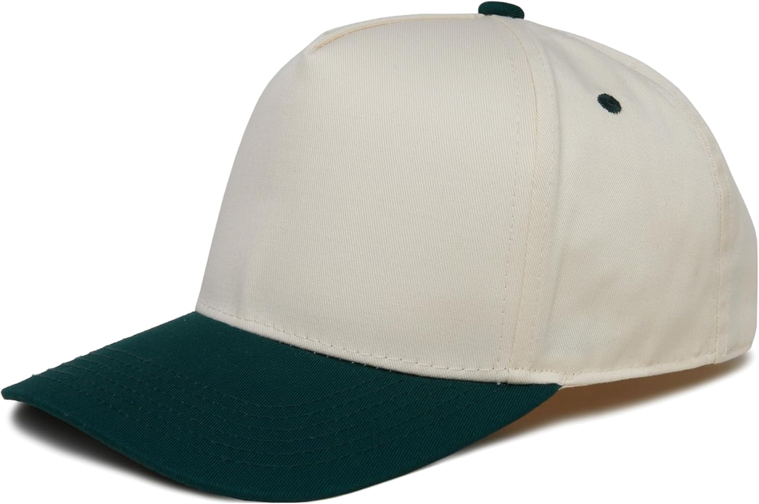 Embroidered Letter Color Block Trucker Hats 100% Cotton Adjustable ...