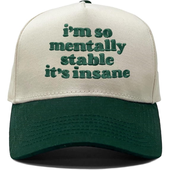 Embroidered Letter Color Block Trucker Hats 100% Cotton Adjustable ...