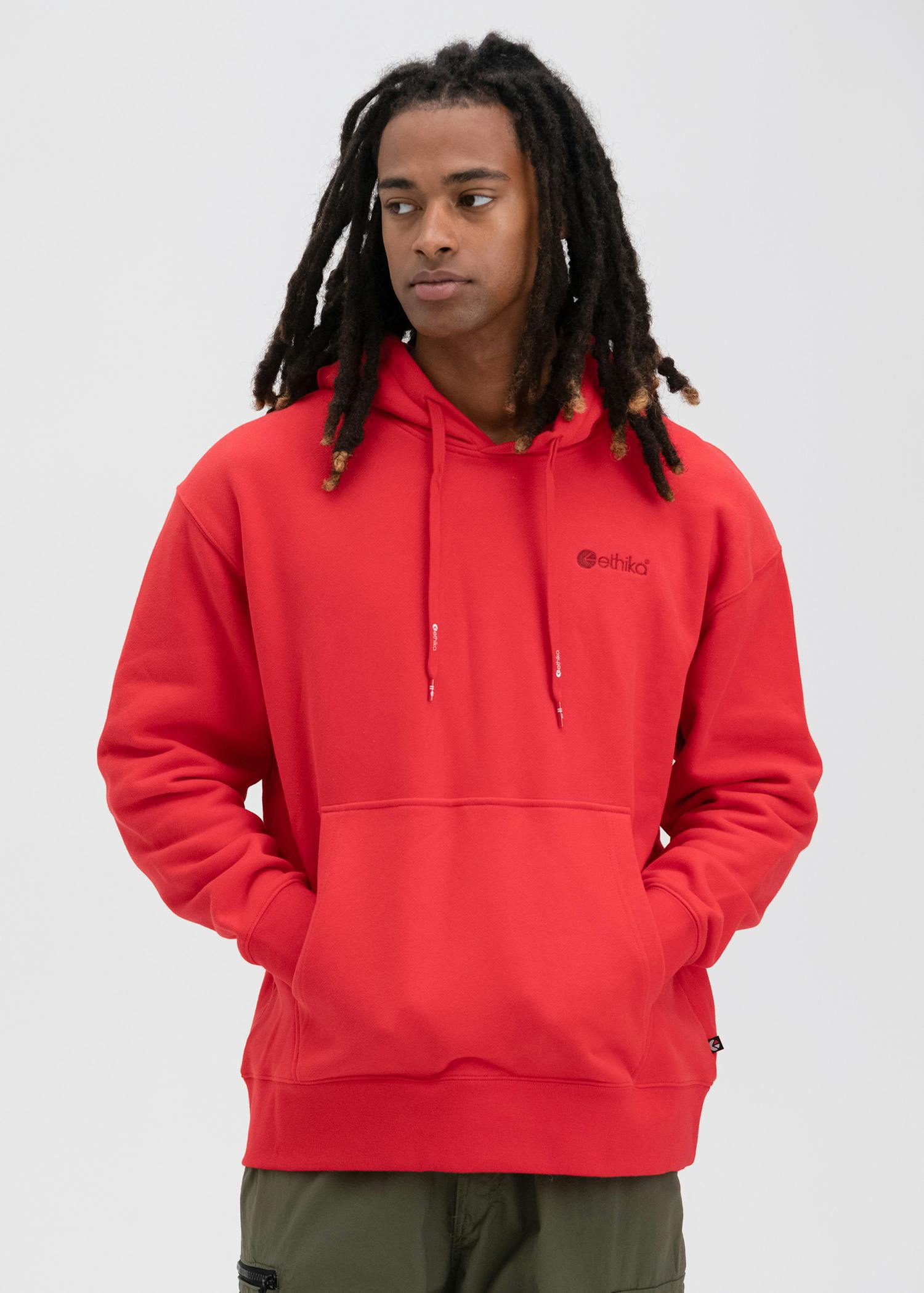 Embroidered Logo - Red | Mens Hoodie - Walmart.com