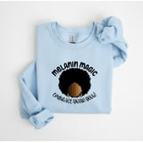 Embroidered Melanin Sweatshirt | Black Lives Matter Shirt | Black ...