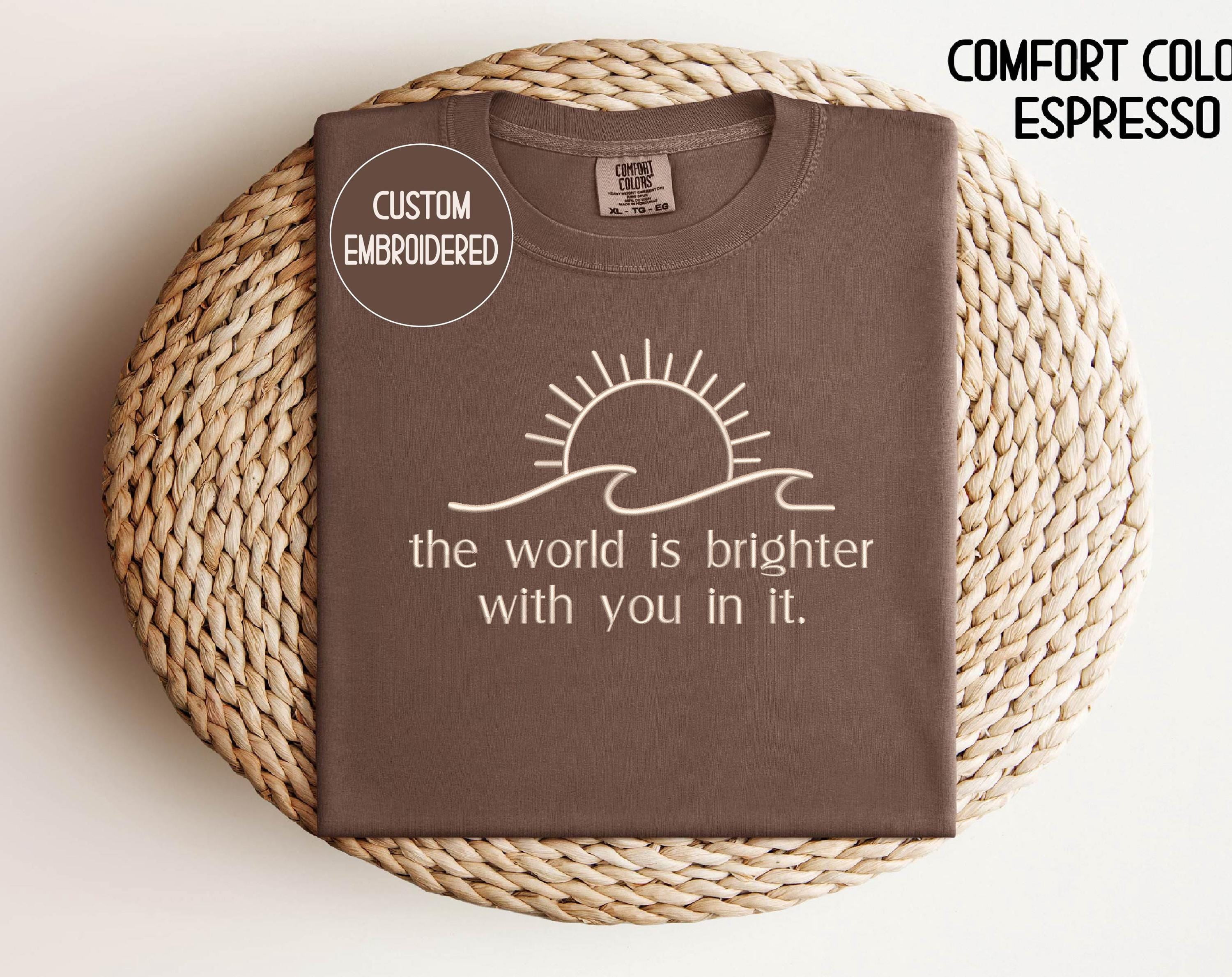 Embroidered Mental Health Shirt , Positive Affirmations, School ...