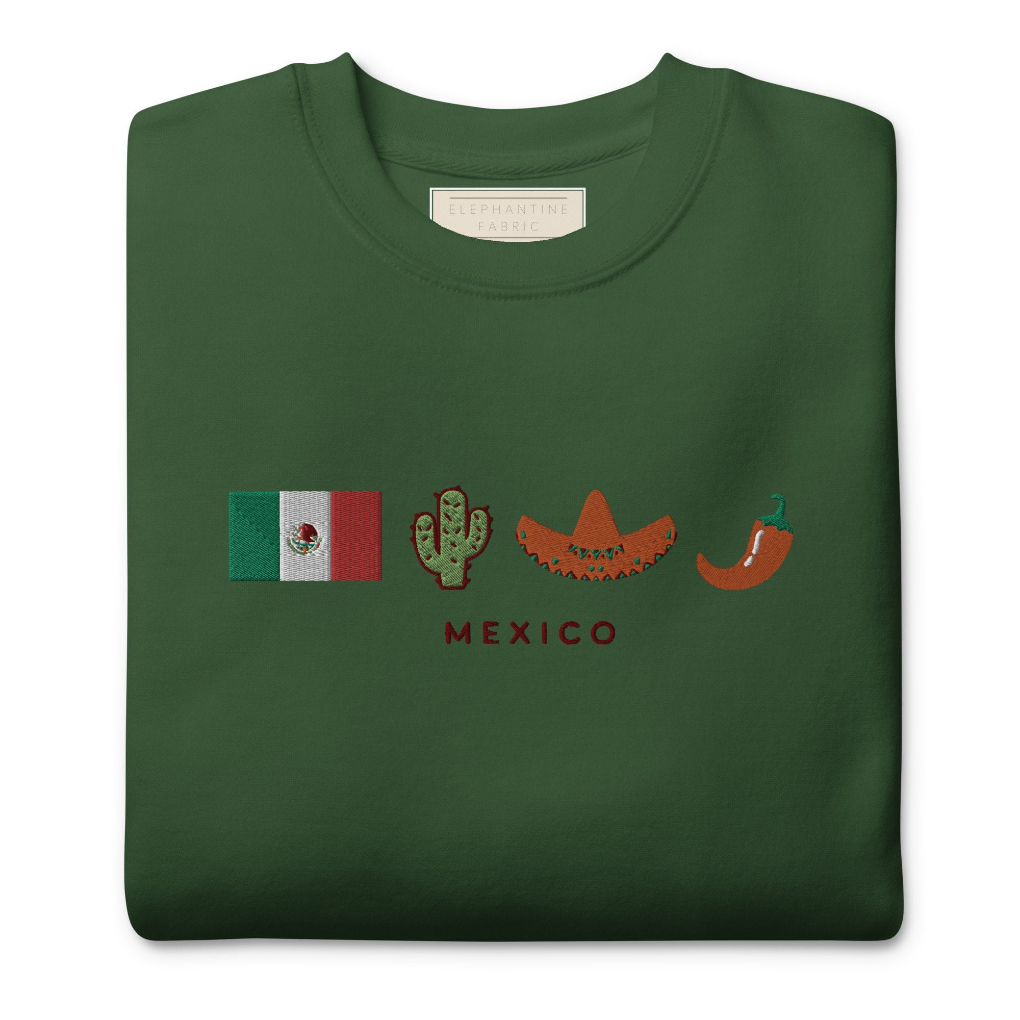 Embroidered Mexico Sweatshirt: Vibrant Mexican Culture Design - Walmart.com