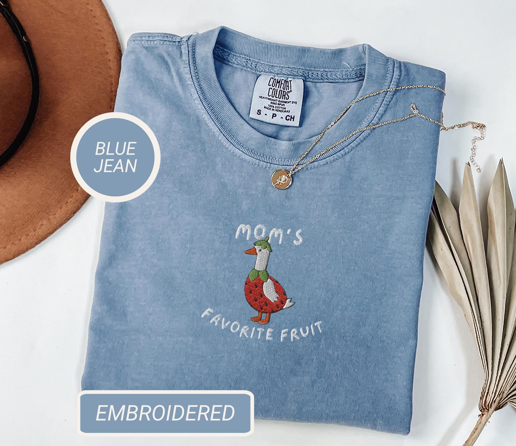 Embroidered Mom's Favorite Fruit Shirt Fruity Tee Lesbian Shirt Queer ...