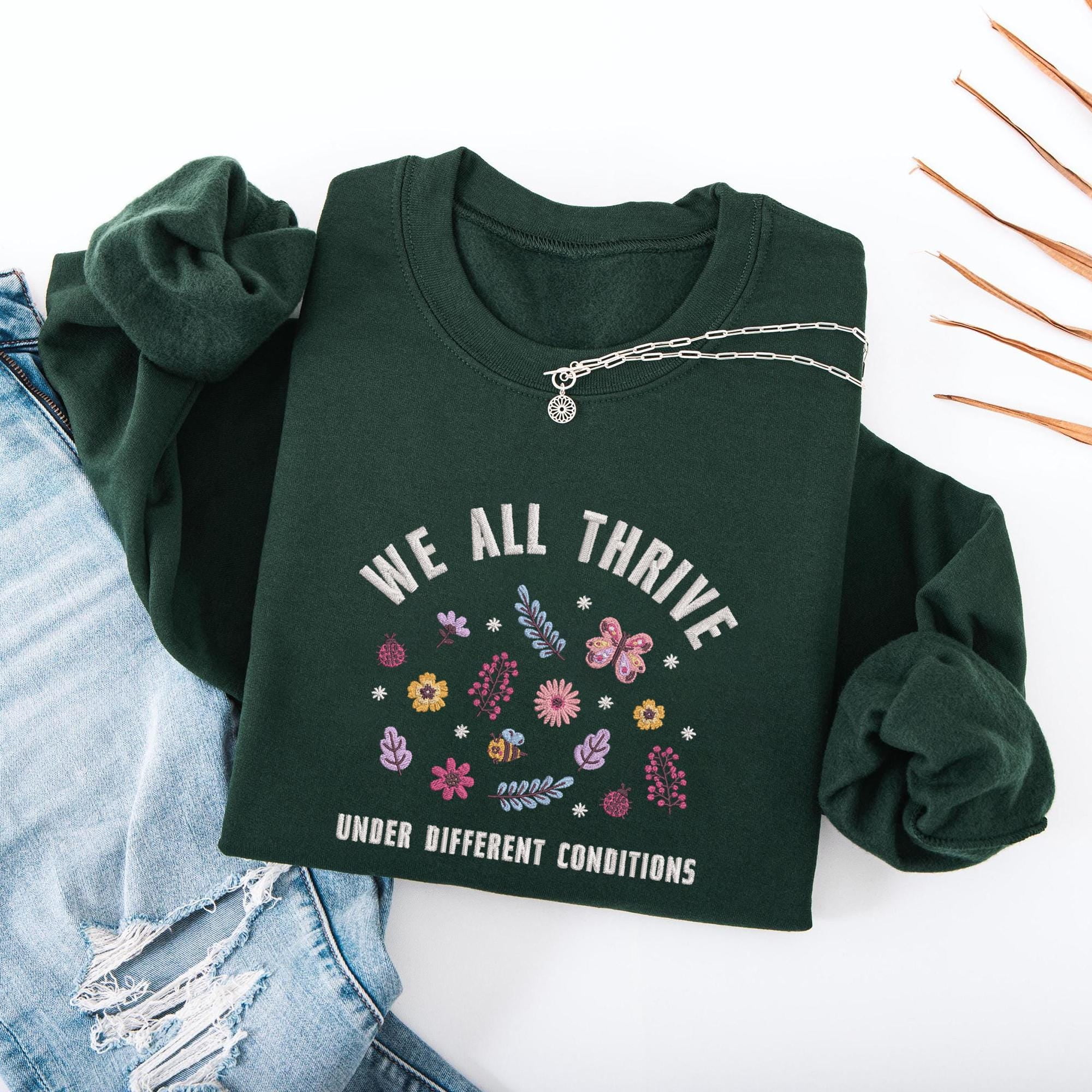 Embroidered Neurodiversity Shirt for BCBA Gift, Special Education ...