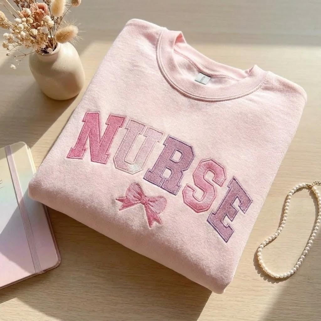 Embroidered Nurse Appreciation Gift, Future Nurse Sweater, Nursing ...