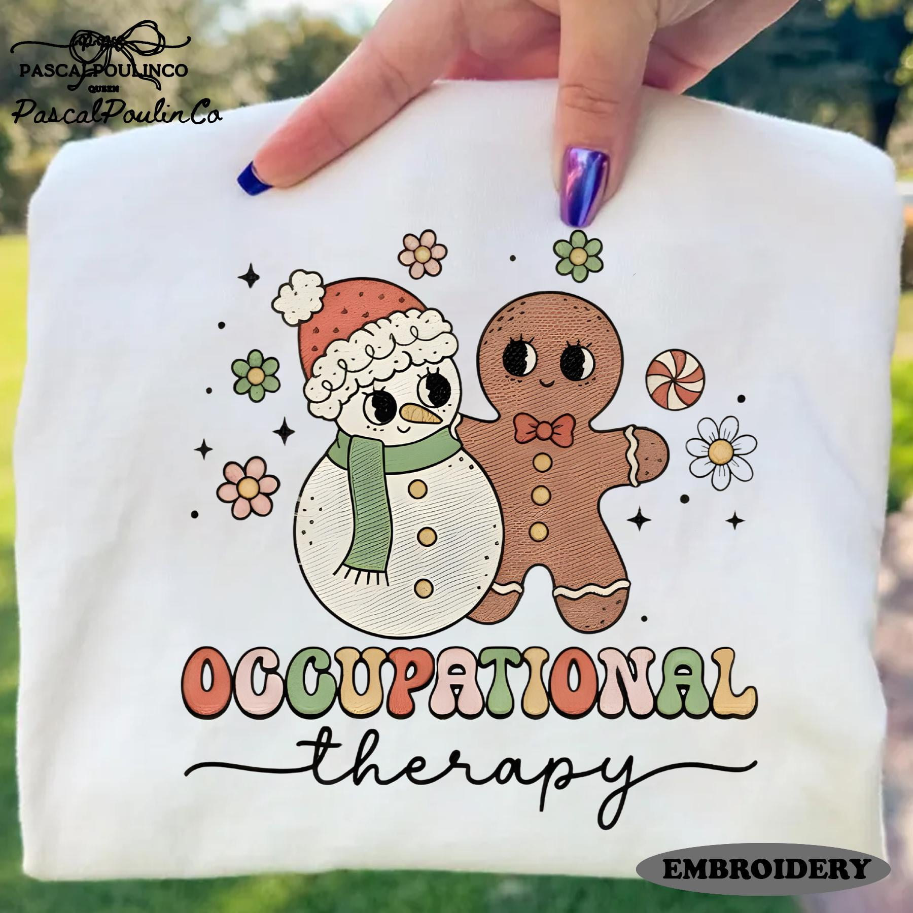 Embroidered Occupational Therapy Shirt | OT Christmas Gift ...