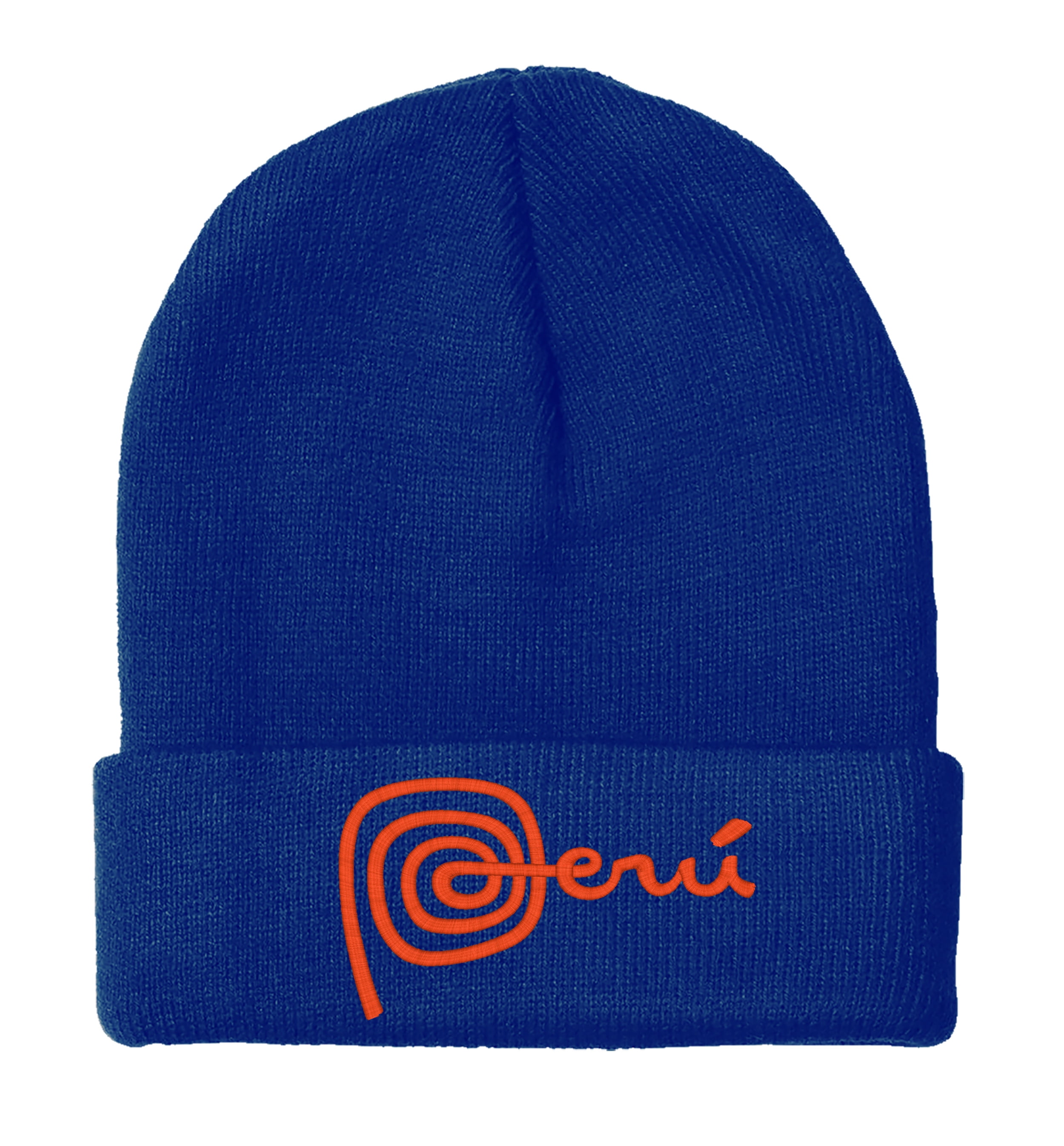 Embroidered PERU National Logo Hat-EM-0037-Navy - Walmart.com