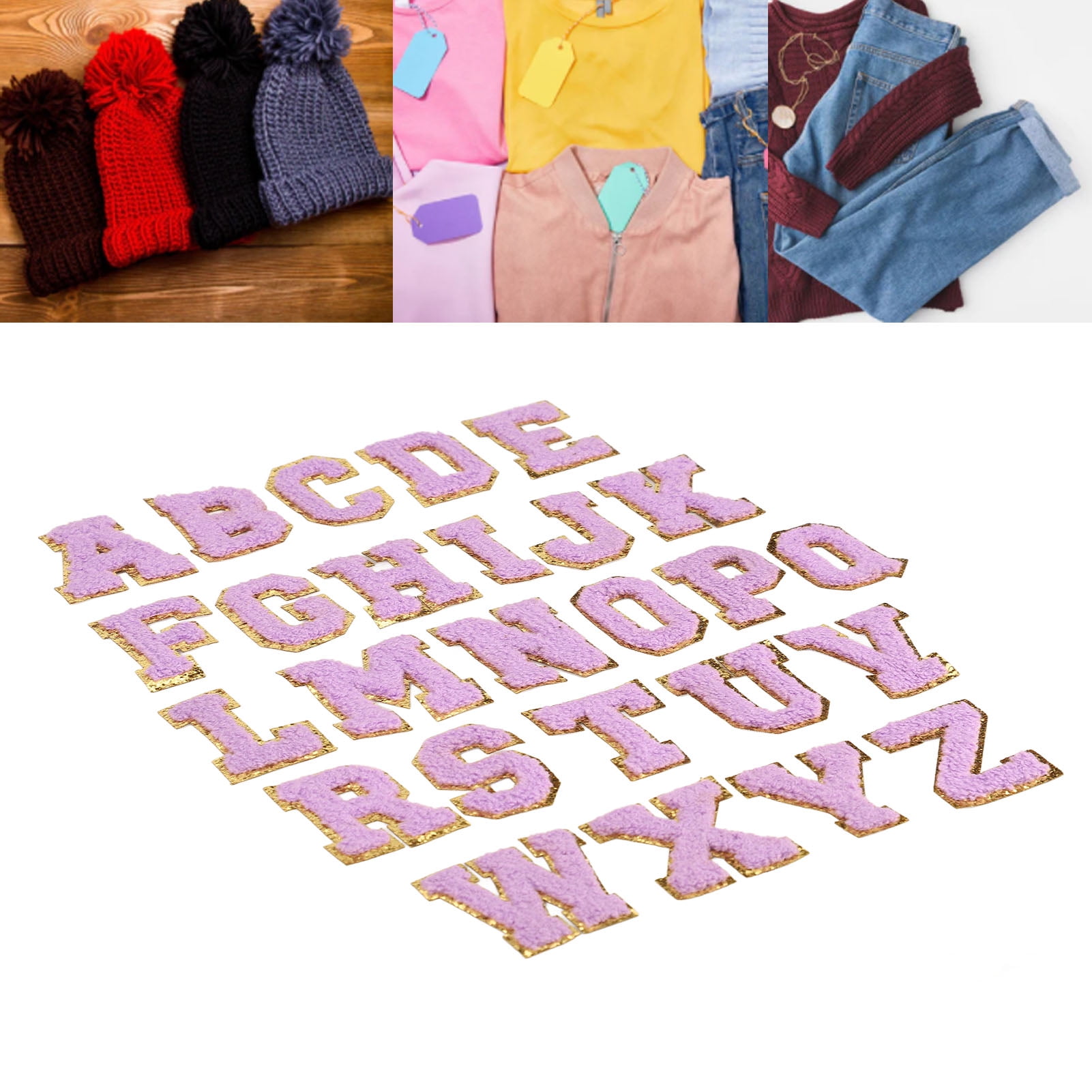 Embroidered Patches, 2 Sets 26 Letter Patches A To Z Letter Patches ...