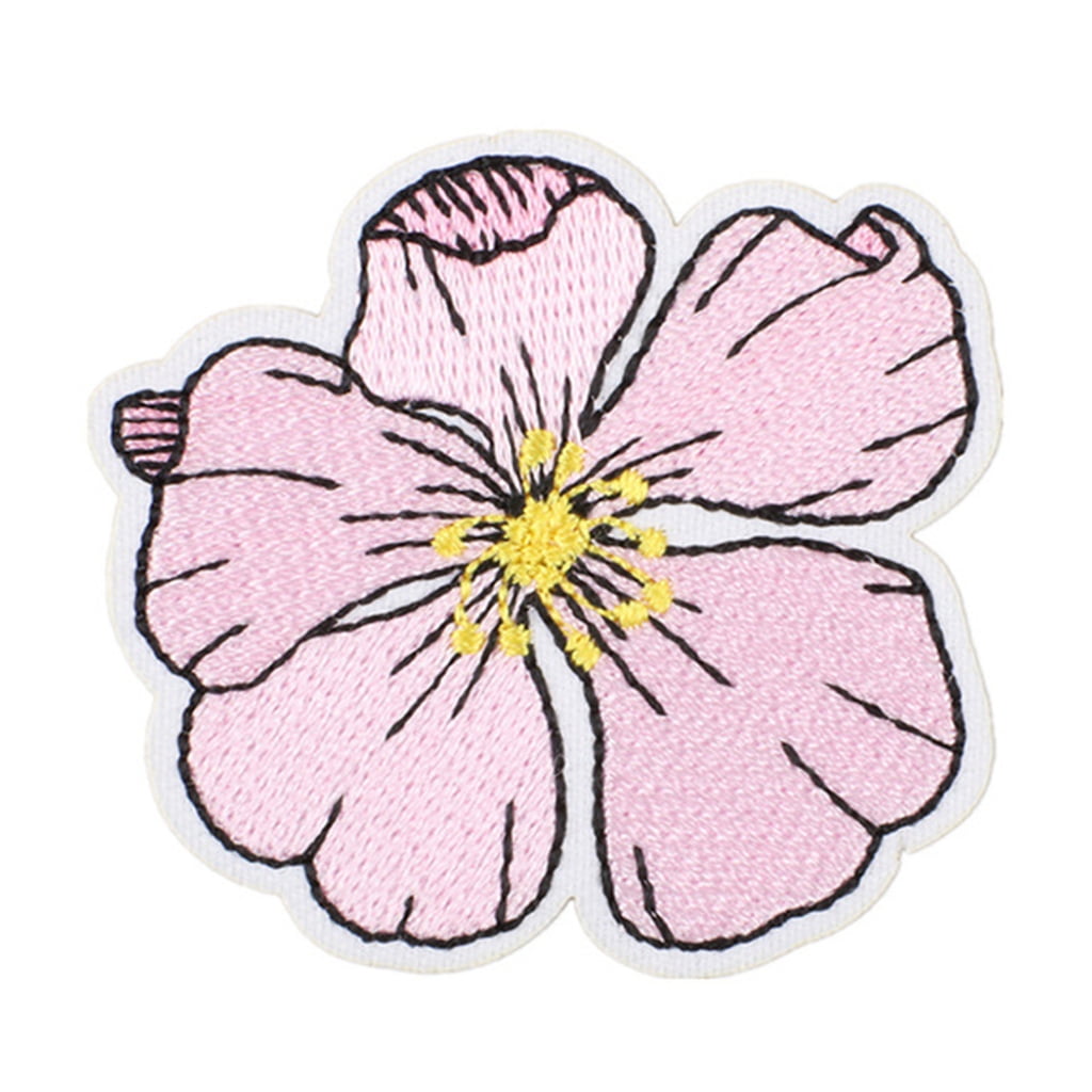 Embroidered Patches Flowers Repair Patches Iron On Patches Applique ...
