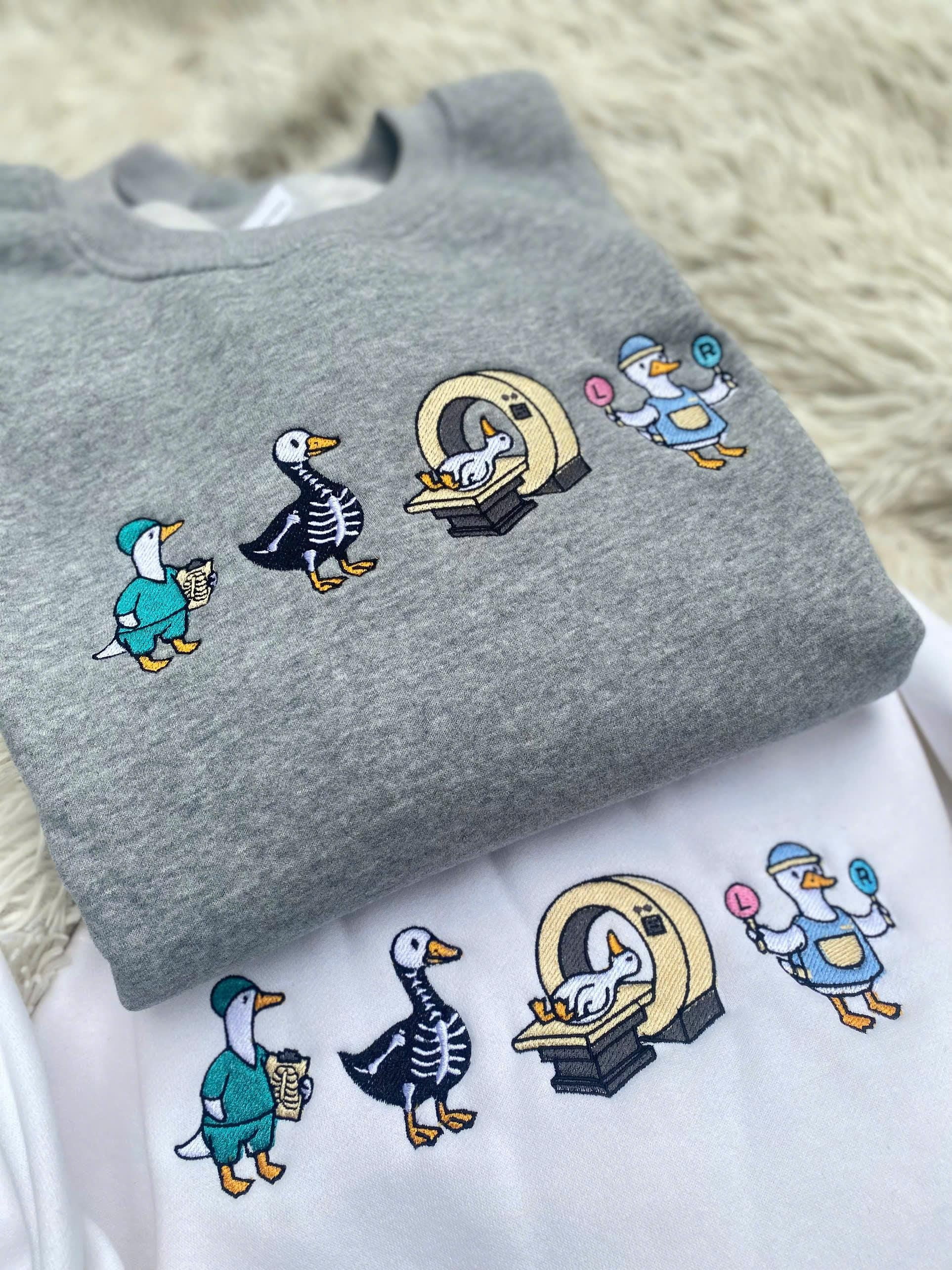 Embroidered Radiologic Technologist Goose Shirt, Simple Medical ...