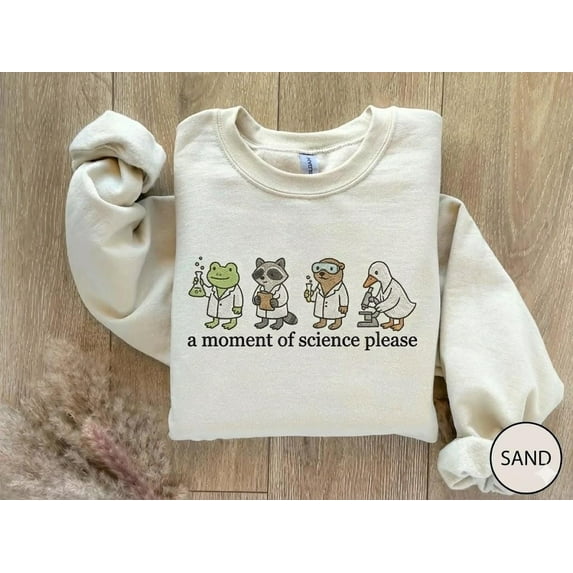 Embroidered Science Sweatshirt, Funny Biology Teacher Gift, Chemistry ...