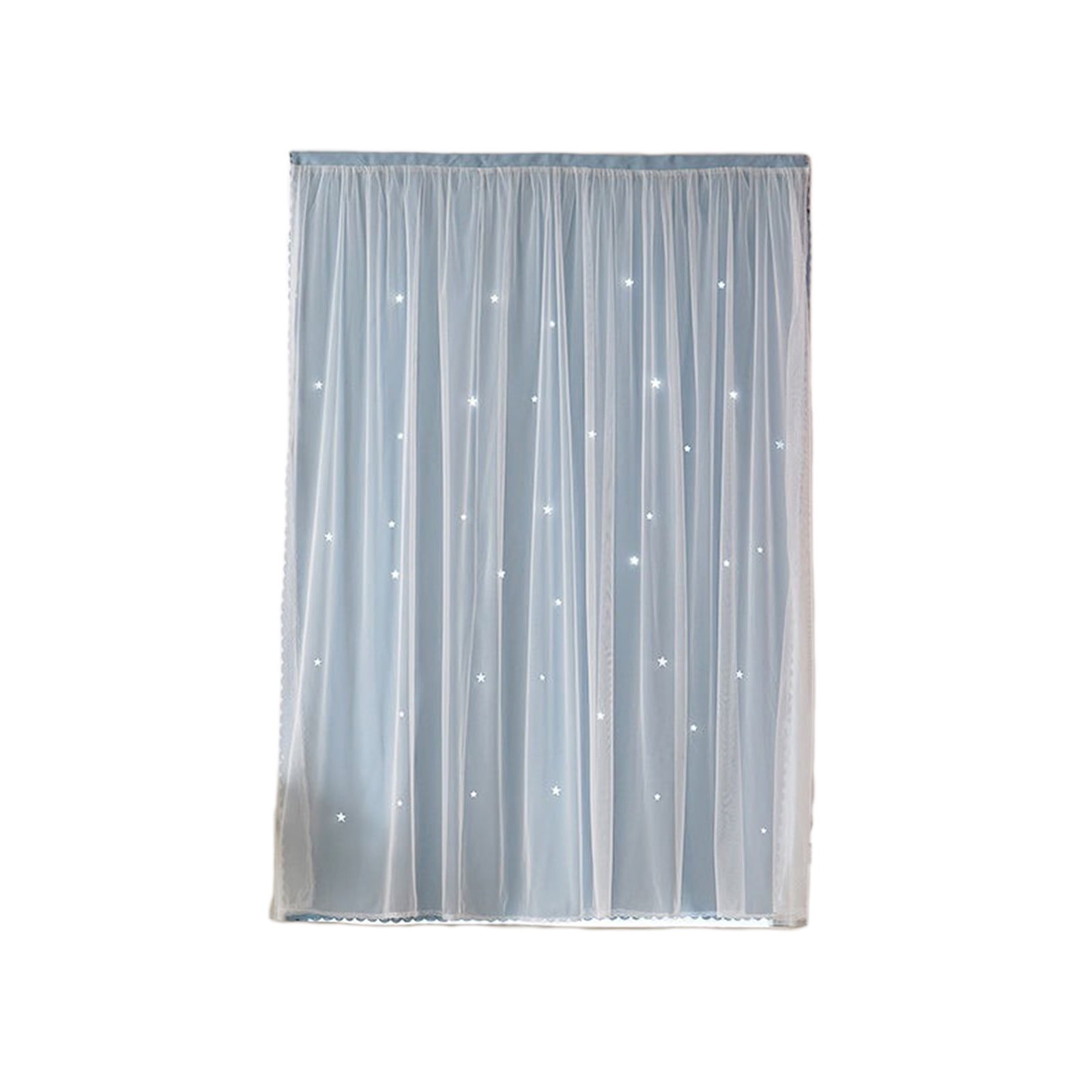 Embroidered Sheer Curtains - Light Filtering Opaque Phantom Mesh Boho ...