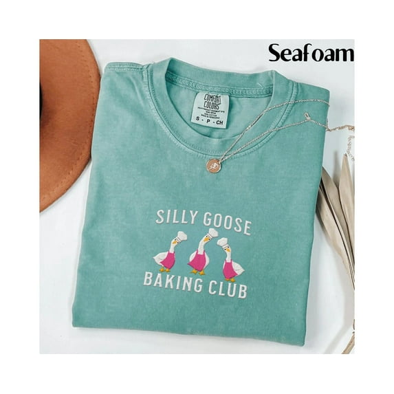 Embroidered Shirt Silly Goose Baking Club Shirt Goose Shirt Funny Goose ...