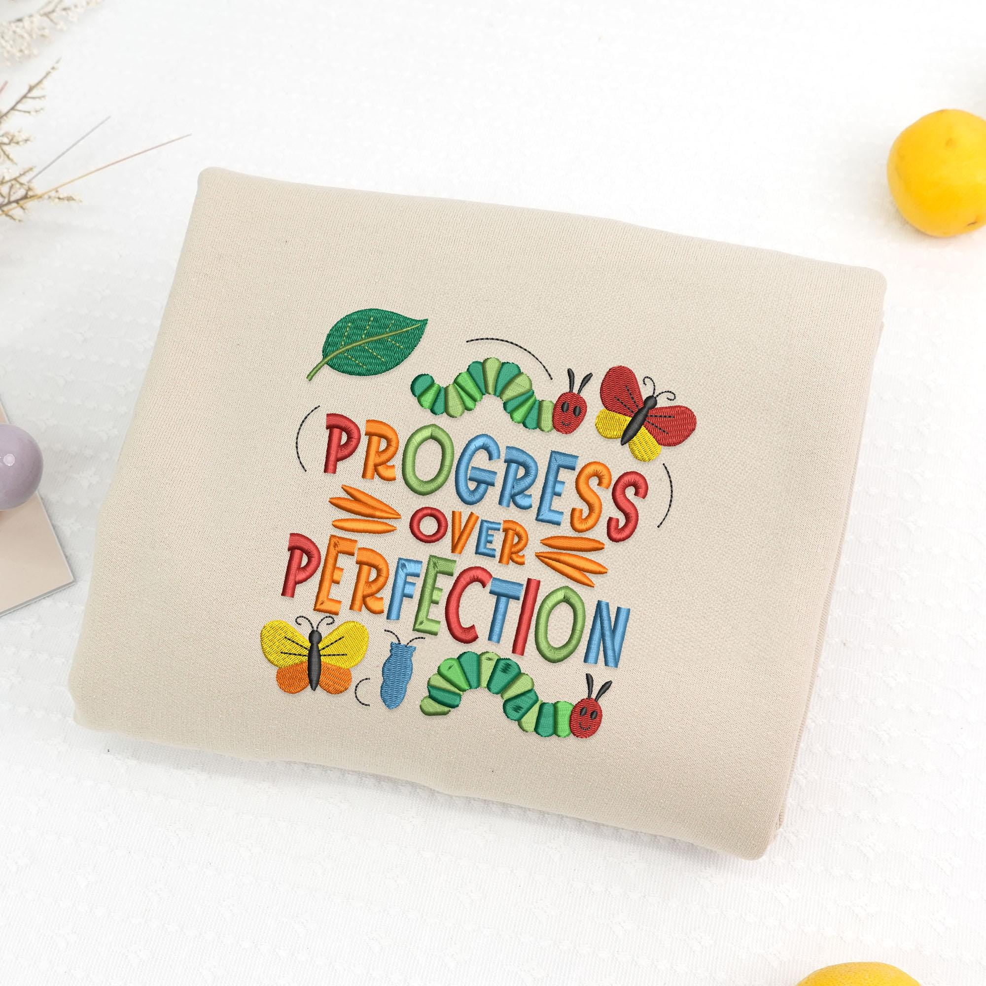 Embroidered Special Education Teacher Sweatshirt - Progress Over ...