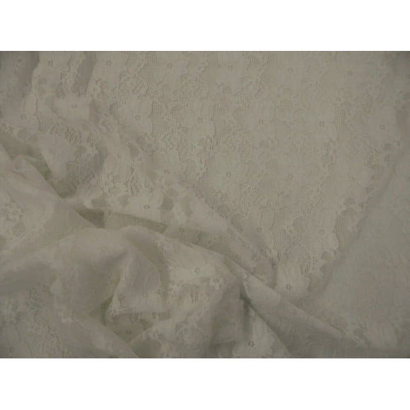 Floral Embroidered Sheer Fabric