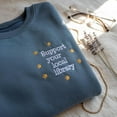 Embroidered Support Your Local Library Sweatshirt, Library Lover ...