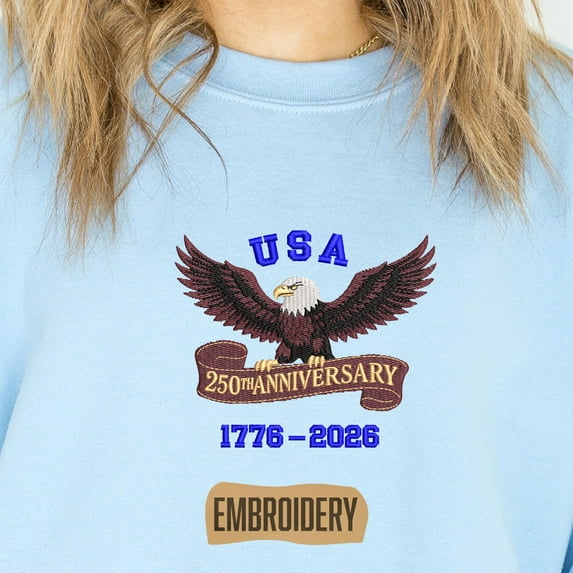 Embroidered Sweatshirt, Celebratory Unisex Sweatshirt for Commemorating ...