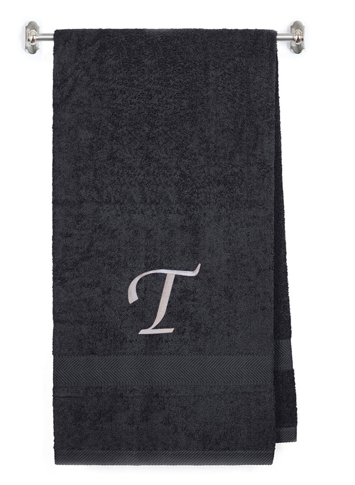 Embroidered Terry Cotton Bath Towel for Bath, Shower, Cover up Towel ...