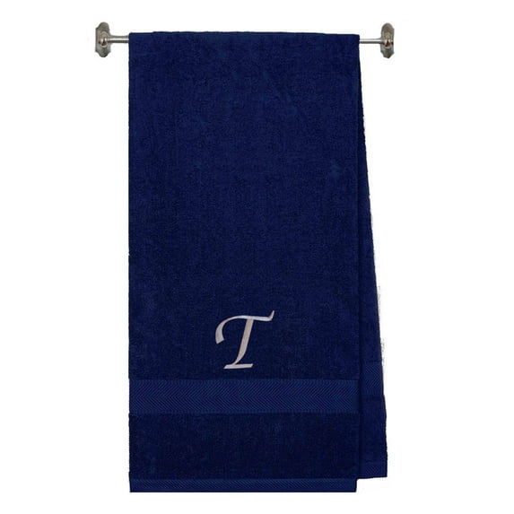 Embroidered Terry Cotton Bath Towel for Bath, Shower, Cover up Towel ...
