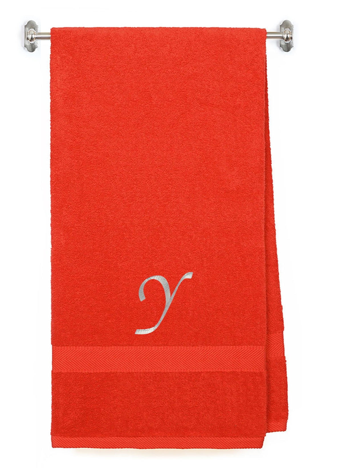 Embroidered Terry Cotton Bath Towel for Bath, Shower - Personalized ...