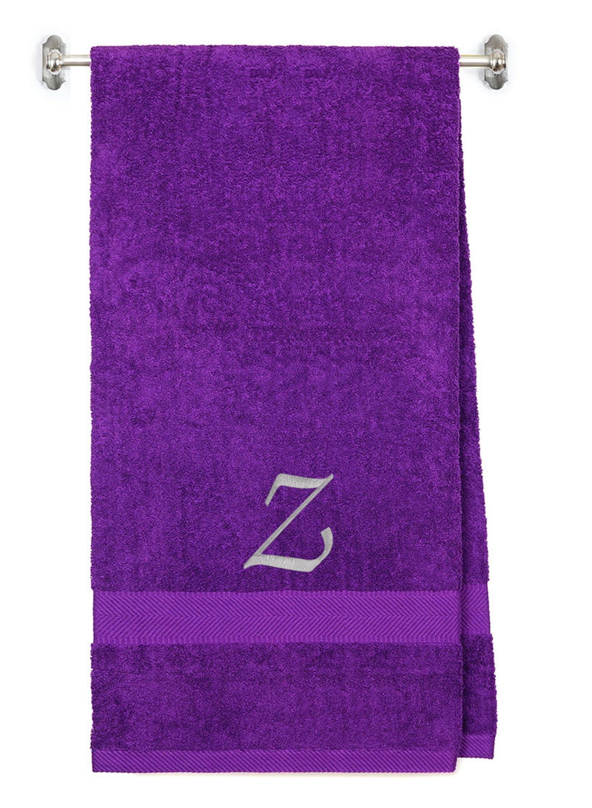 Embroidered Terry Cotton Bath Towel for Bath, Shower - Personalized ...