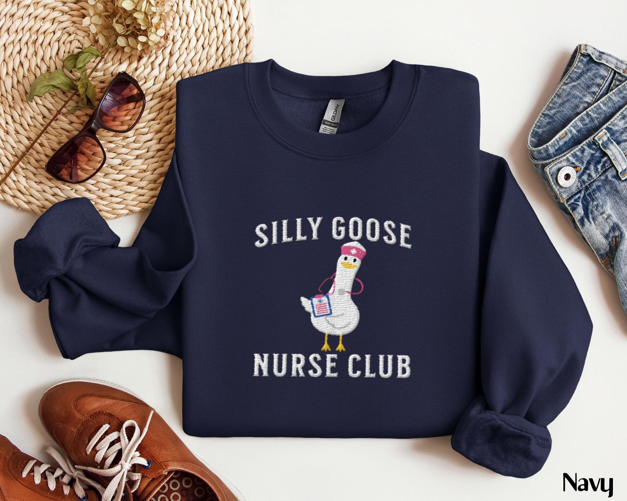 Embroidered Tired Raccoon Sweater Goblin core funny meme raccoon with ...