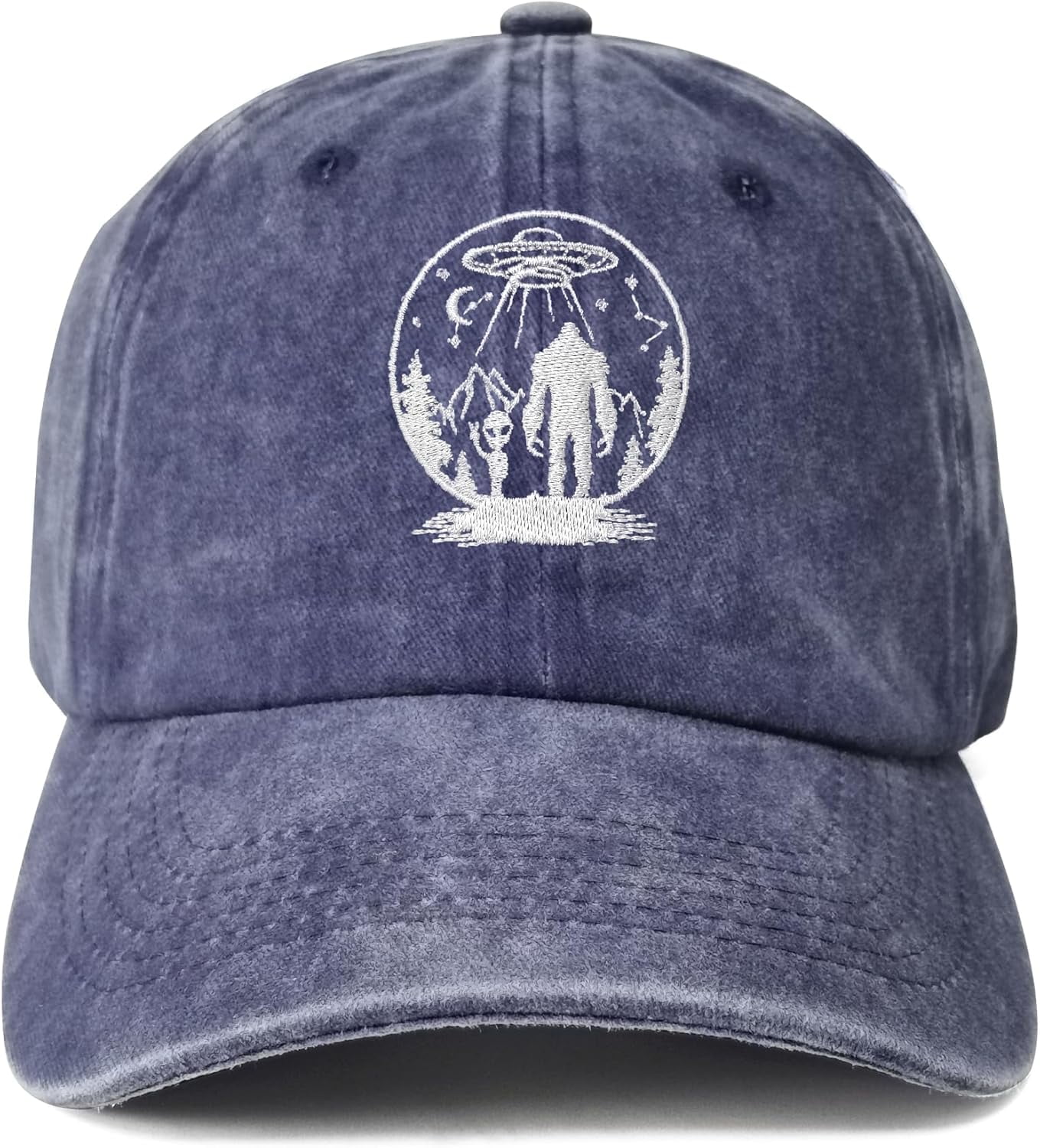 Embroidered UFO Alien Big Foot Hats - Walmart.com