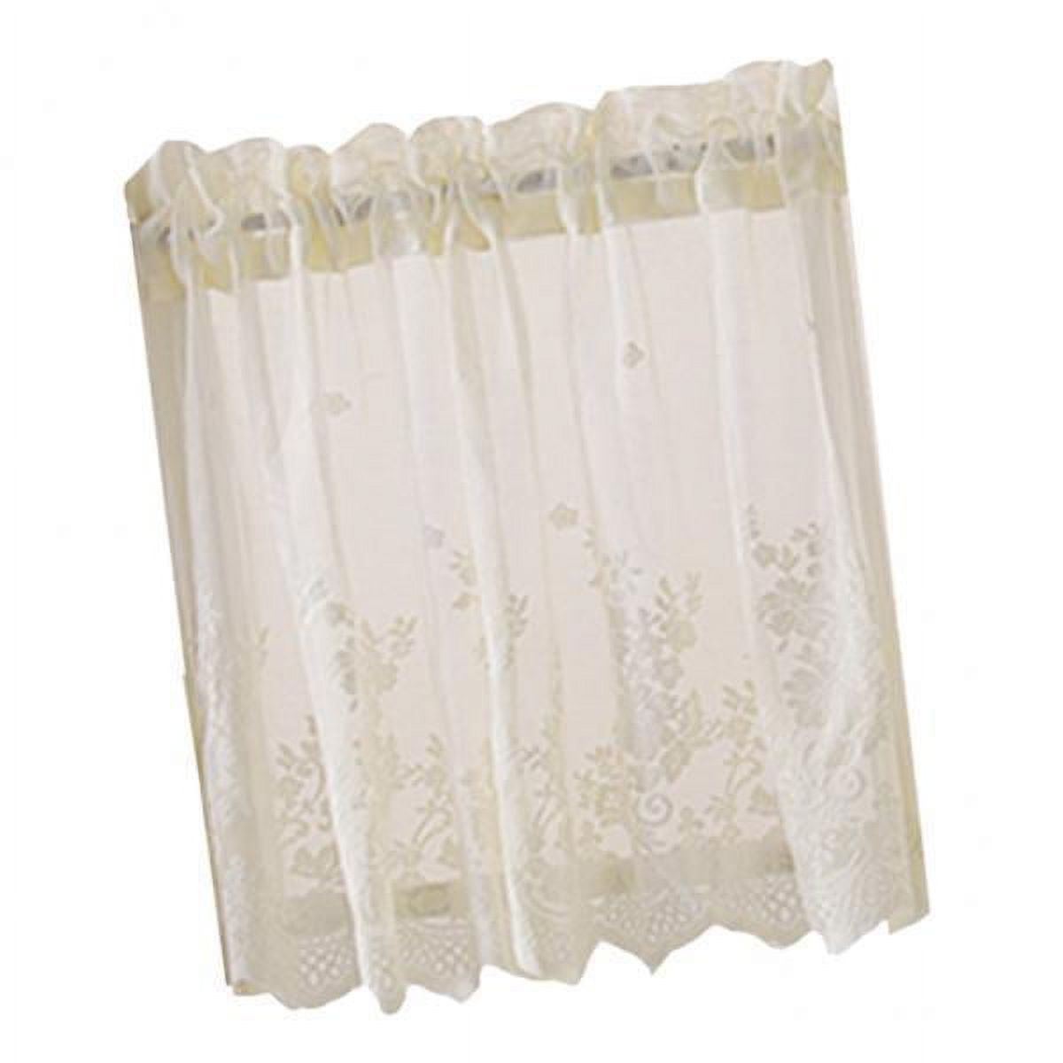 Embroidered Window Tiers,Half Curtains,Kitchen Voile ,Cafe Half ...