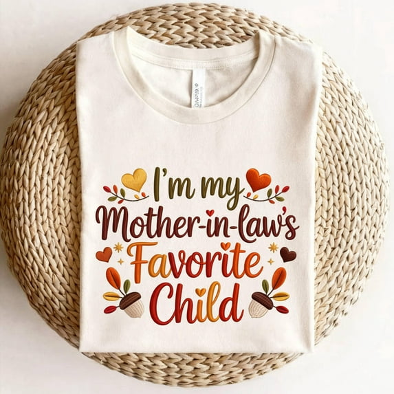 EmbroideredI’m My Mother‑in‑Law’s Favorite Child PNG | Funny ...