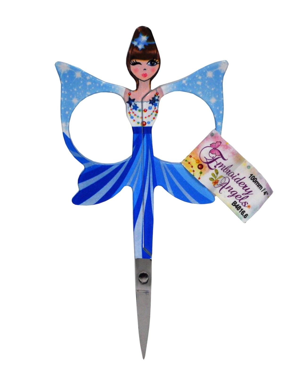 Embroidery Angels 4 Inch Scissors Blue - Walmart.com