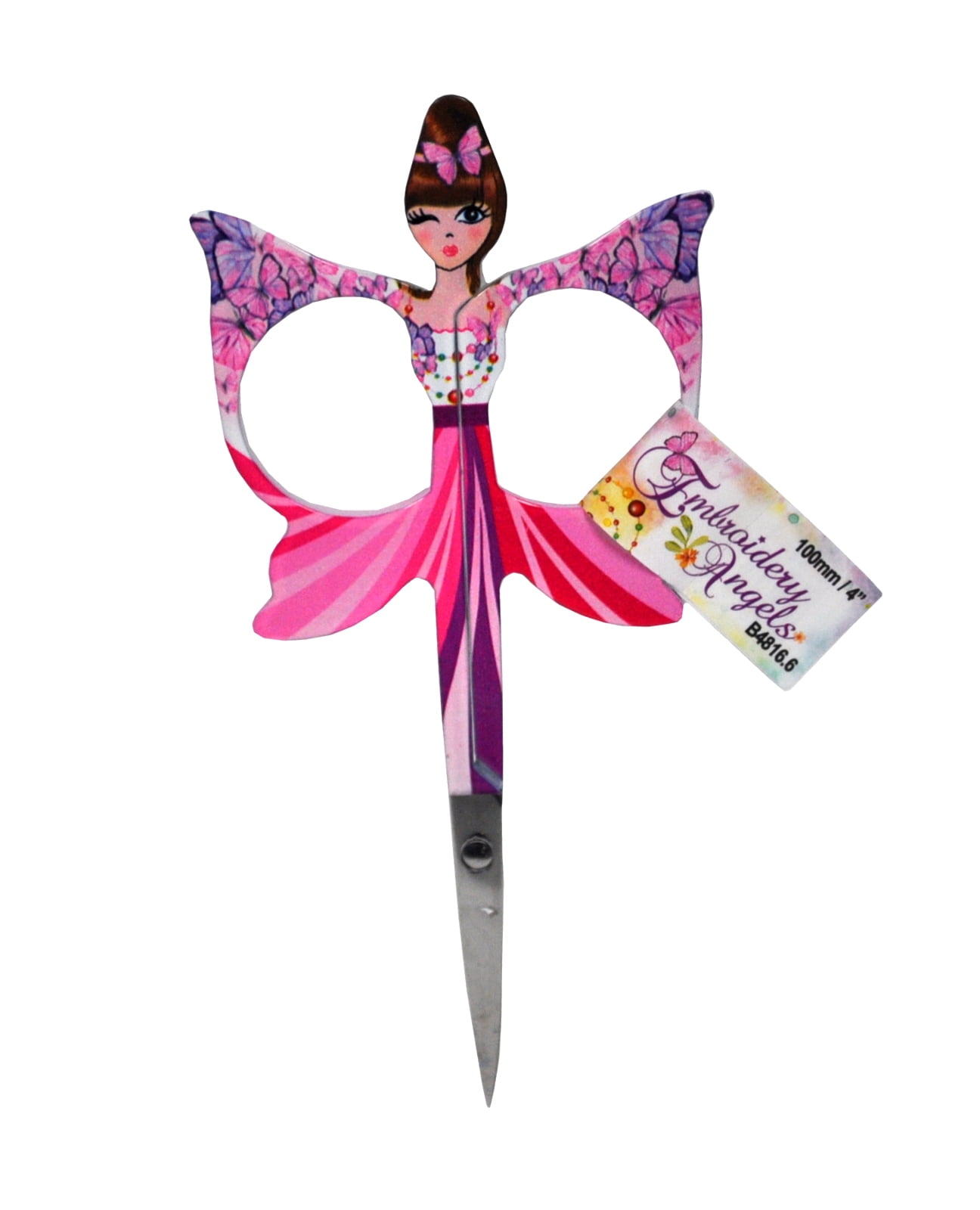 Embroidery Angels 4 Inch Scissors Pink - Walmart.com