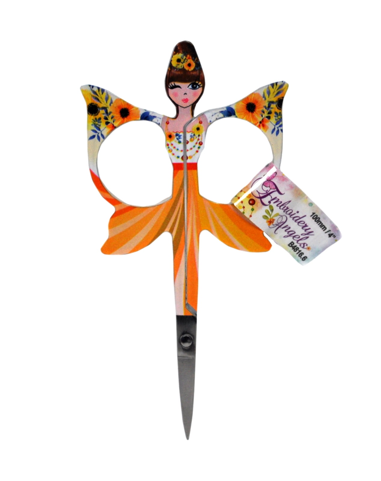 Embroidery Angels 4 Inch Scissors Yellow - Walmart.com