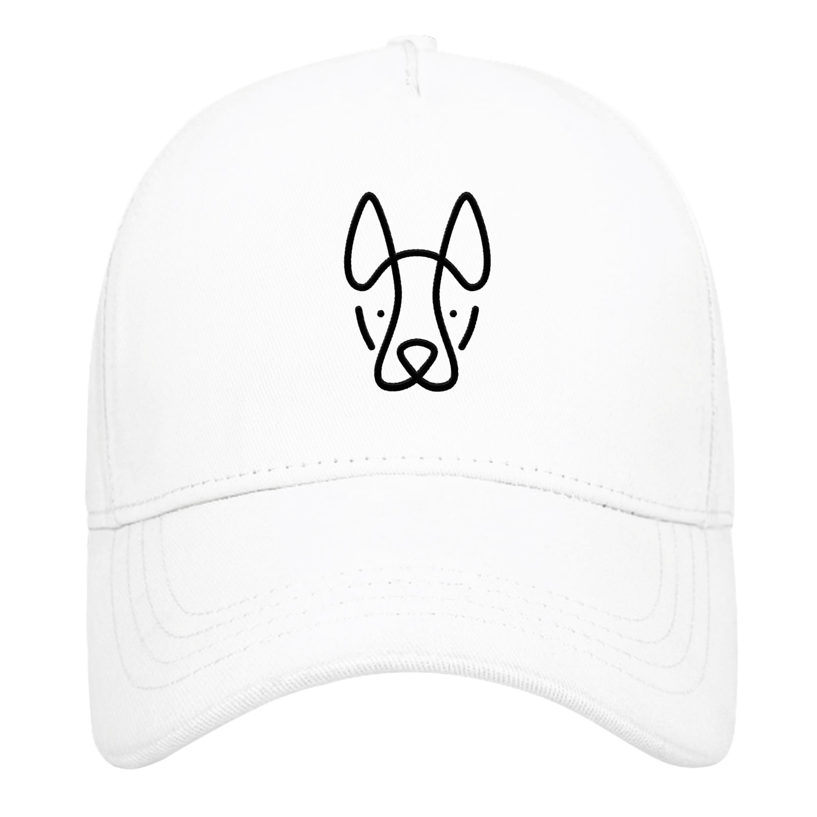 Embroidery Baseball Cap ,Flat logo of bulldog, poodle, sheepdog ...