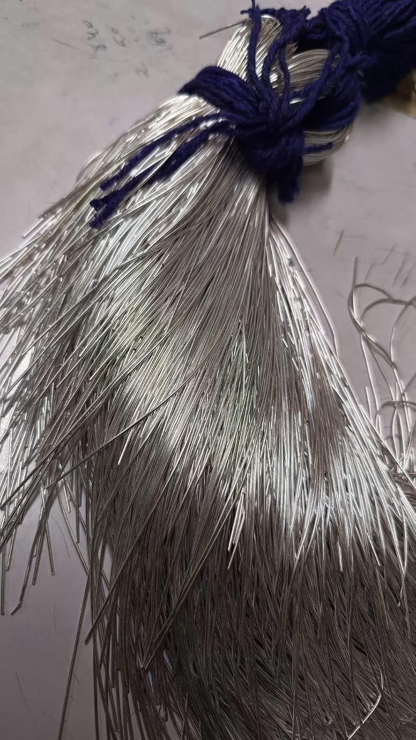 Embroidery Bloom Zardosi Flexible Smooth 1mm French Bullion Wires ...