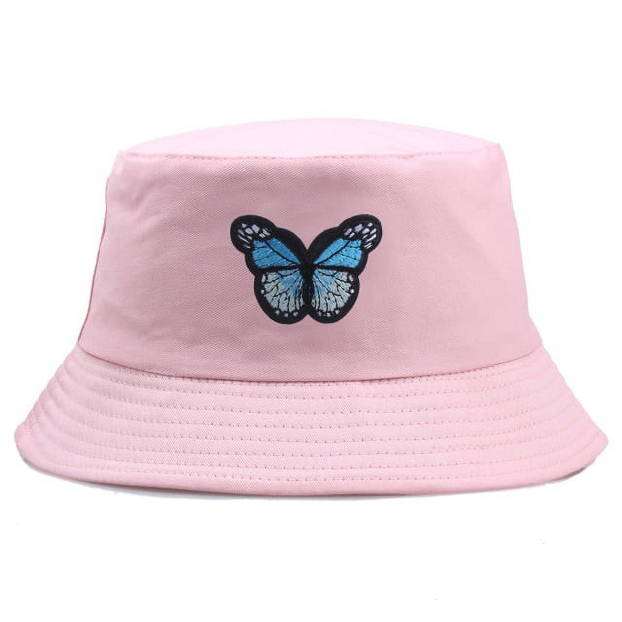 Embroidery Bucket Hats For Women Girls Bob Autumn Panama Cap Male Sun ...