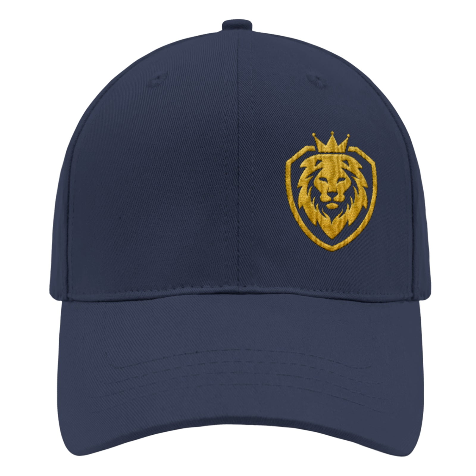 Embroidery Custom Baseball Cap ,lion king shield logo vector ...