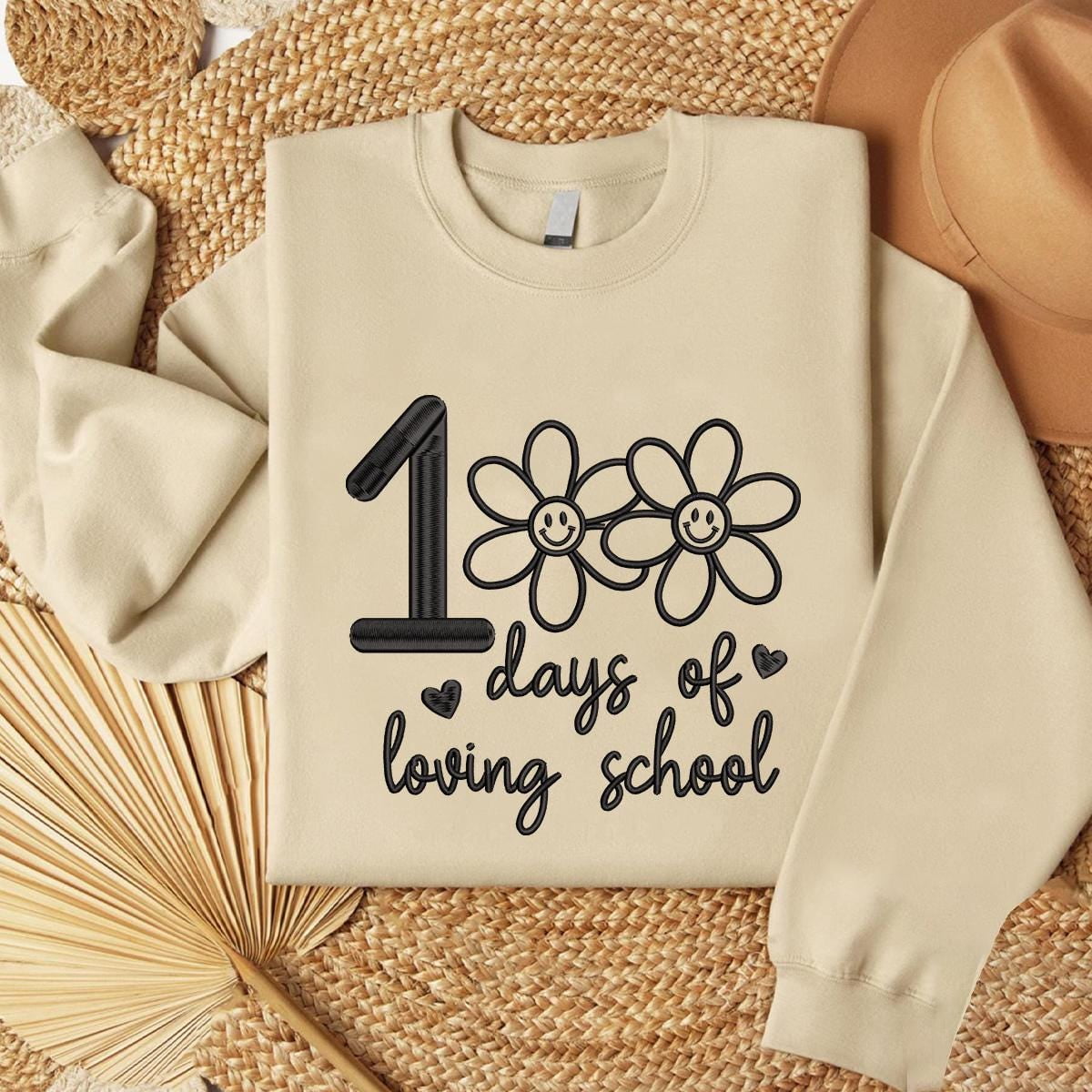 Embroidery Design : 100 Days of School Embroidery Designs, Teacher ...