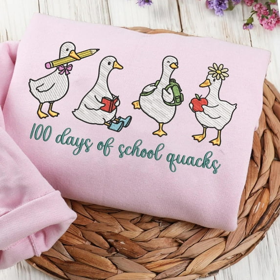 Embroidery Design : 100 Days of School Embroidery, Teacher Embroidery ...