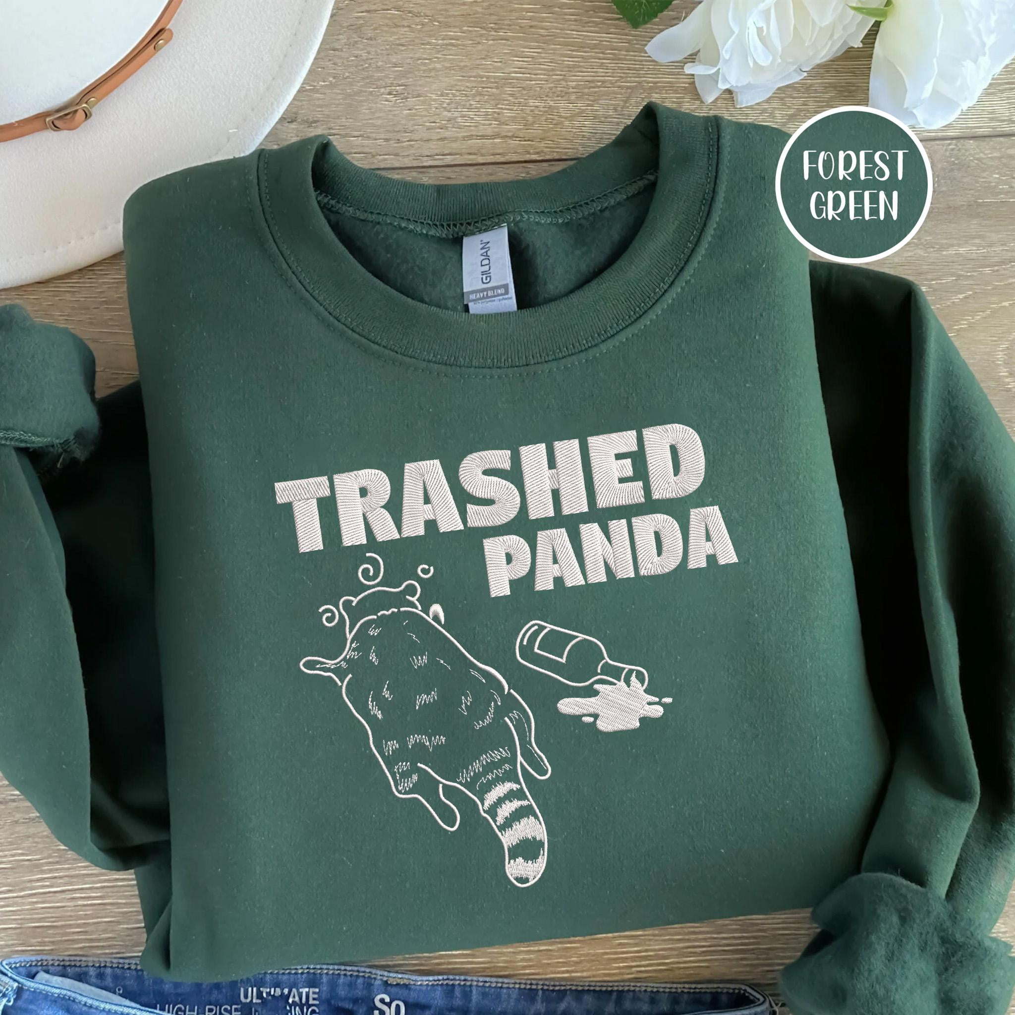 Embroidery Design : Drunk Raccoon Embroidery, Trash Panda Embroidery ...