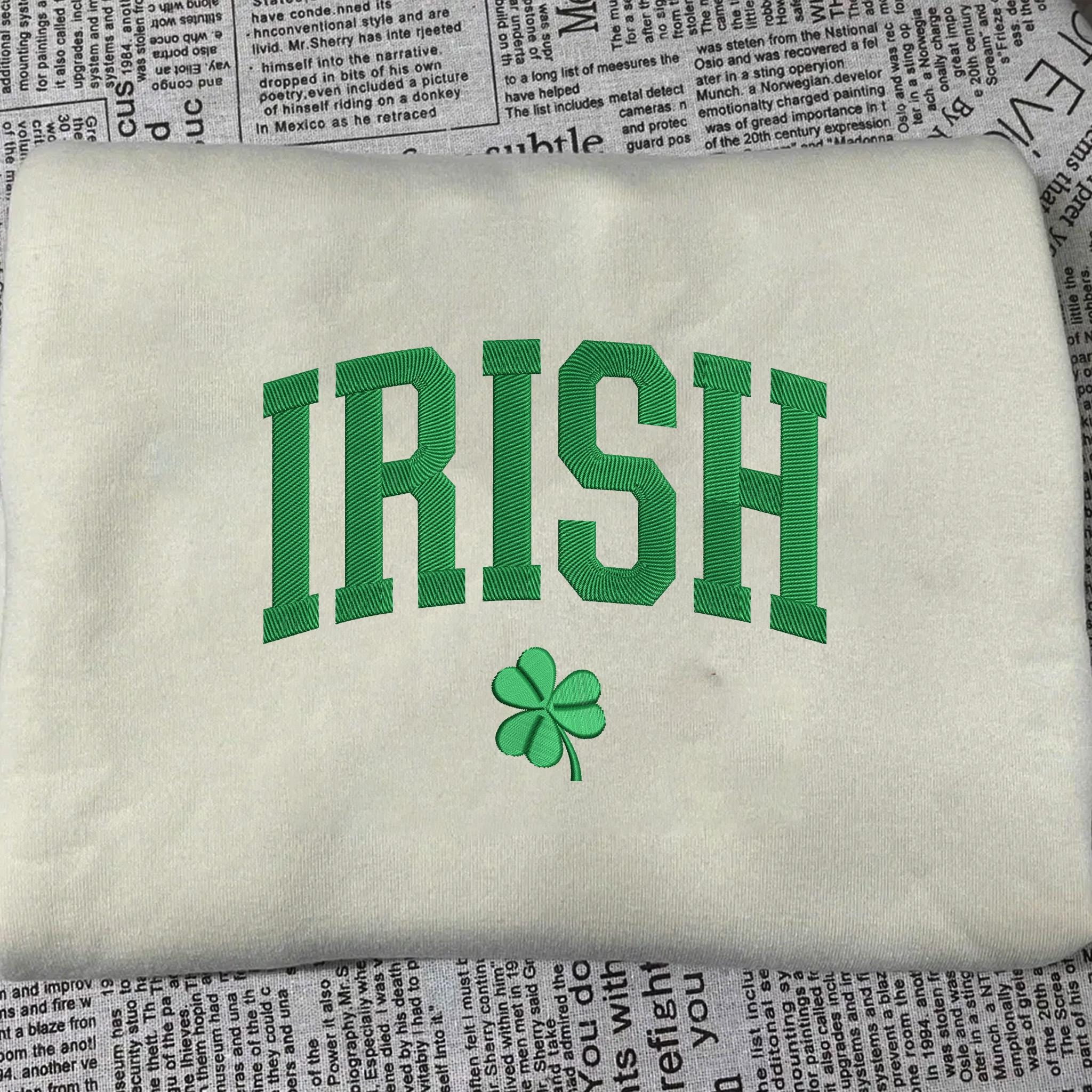 Embroidery Design : Irish Embroidery, Irish distressed, Irish Design ...