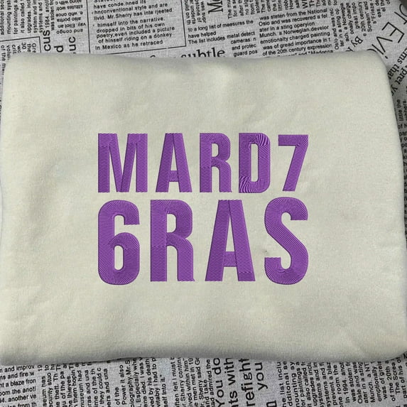 Embroidery Design : Mardi Gras Couples Matching Embroidery, Six Seven ...