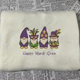 Embroidery Design : Mardi Gras Gnomes Embroidery Mardi Gras Design Fat ...